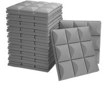 China 14-60kg/m3 Density Acoustic Foam Panel for Meeting Room Soundproofing Noise Reduction for sale