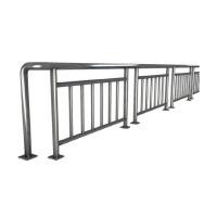 China Exterior Metal Balustrade Wall Mounted Outdoor Wrought Iron Railing 1.2m Height for Apartment for sale
