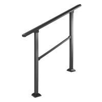 China Stainless Steel Wall Mounted Stair Railing Simple Design for Modern Apartments 1000mm for sale