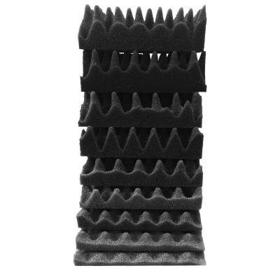 China Black Flame Retardant Soundproofing Cotton 50mm for Modern Office Building Design for sale