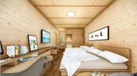 China Main Material Pine Comfortable Interior Outdoor Commercial Activity Container House for sale