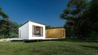 China Main Material Pine Comfortable Interior Outdoor Commercial Activity Container House for sale