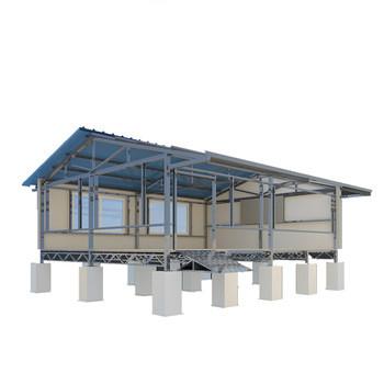 China Sustainable Prefab Home Mobile House Portable Dwelling Steel Villa 3 Year Warranty for sale