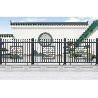China Indoor Wrought Iron Handrail Stair Railing Wall Mounted Balustrade 900mm Height for sale