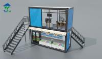China Flat Pack Container Steel Board Room for Quick Installation in Prefabricated Dwellings for sale