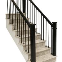 China Modern Floating Tread Wire Balustrade for Wall Mounted Steel Spine Staircase 1200mm for sale