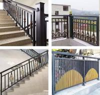 China Outdoor Aluminum Balcony Stair Railing Wall Mounted 1000mm Height for Apartment Use for sale