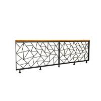 China Wall-Mounted Aluminum Staircase Stair Railing with Custom Design Balustrade Handrails for sale