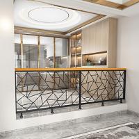 China Wall-Mounted Aluminum Staircase Stair Railing with Custom Design Balustrade Handrails for sale