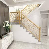 China Wall-Mounted Aluminum Staircase Stair Railing with Custom Design Balustrade Handrails for sale