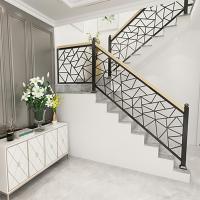 China Wall-Mounted Aluminum Staircase Stair Railing with Custom Design Balustrade Handrails for sale