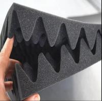 China PVC Flame Retardant Sound Absorbing Cotton Egg Crate Foam 50mm Thick Acoustic Panel for sale