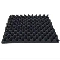 China PVC Flame Retardant Sound Absorbing Cotton Egg Crate Foam 50mm Thick Acoustic Panel for sale