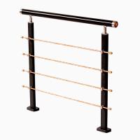 China Outdoor Aluminum Balcony Railing Wall Mounted for Decks Stair Railing 36 Inch Height for sale
