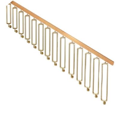 China Wrought Iron Balcony Glass Railing Stair Design for Apartment Wall Mounting 1200mm Height for sale