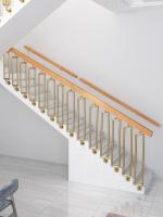 China Wrought Iron Balcony Glass Railing Stair Design for Apartment Wall Mounting 1200mm Height for sale