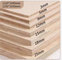 China 18mm Melamine Laminated Plywood Veneer Board for Hotel Decoration 1220x2440mm for sale