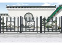 China Modern Metal Indoor Balustrade Wrought Iron Handrail Stair Railing 900mm Height for sale