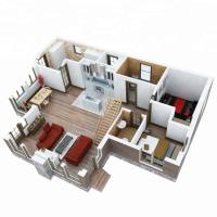 China Outdoor Steel Prefabricated Container House Flat Pack Portable Living Villa 20ft for sale