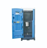 China Custom Stainless Steel Portable Toilet 100x105x237 cm Outdoor HDPE Plastic for sale