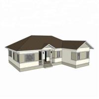 China Contemporary Flat Pack Container Villa Steel Prefab Home 3 Year Warranty Outdoor Living for sale