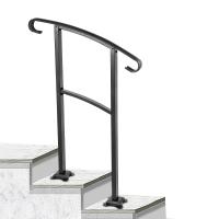 China Indoor Steel Stair Fence Handrail 900mm Height for Modern Apartment Balcony Balustrades for sale