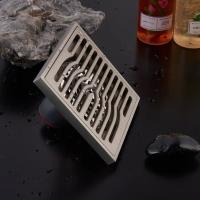 China JUTENG Steel Floor Drain Chrome Finish 3 Year Warranty Bathroom Kitchen Toilet for sale