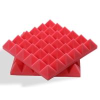 China High Density Pyramid Acoustic Foam Panels 50mm for Office Building Sound Absorption for sale