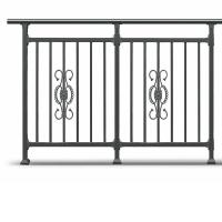 China Modern Stainless Steel Stair Railing Wall Mounted 42mm Post for Apartment Balcony for sale
