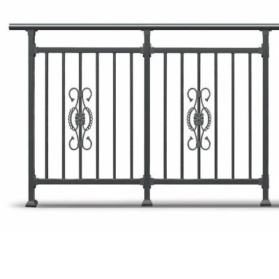 China Modern Stainless Steel Stair Railing Wall Mounted 42mm Post for Apartment Balcony for sale