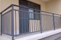 China Modern Stainless Steel Stair Railing Wall Mounted 42mm Post for Apartment Balcony for sale
