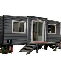China Foldable Houses Modern Steel Flat Pack Container for Portable Living for sale