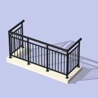 China Modern Design Wall Mounted Aluminum Balcony Railing for Handrails Deck for sale