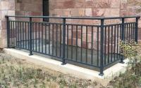 China Modern Design Wall Mounted Aluminum Balcony Railing for Handrails Deck for sale