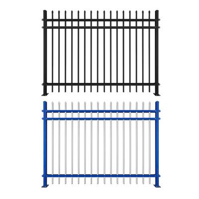 China Modern Iron Stair Handrail for Courtyard Stairs 90cm Height Customizable for sale