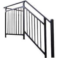 China Stainless Steel 304 316 Black Glass Stair Railing for Apartment Balcony Modern Design for sale