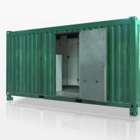 China Steel Flat Pack Container Villa 20ft Prefab Fold Out Home for Luxurious Living Outdoor Use for sale