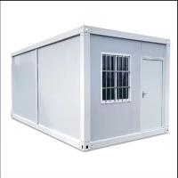 China Steel Flat Pack Container House 20ft for Luxury Living Portable Warehouse Outdoor Villa for sale