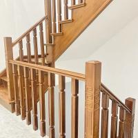 China Office Building Wpc Composite Wood Railing with Easy Installation and Customized Size for sale