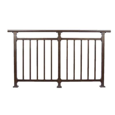 China Aluminum Balcony Handrail for Office Building Modern Design Floor Mounting 1000mm Height for sale