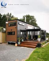 China Prefabricated Steel Flat Pack Container Home 4 Bedroom Outdoor Portable Villa House for sale