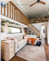 China Prefabricated Steel Flat Pack Container Home 4 Bedroom Outdoor Portable Villa House for sale