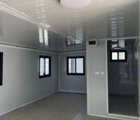 China Waterproof Prefab Container House Polygon Roof Tempered Glass 3 Years Warranty for sale