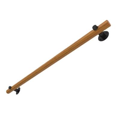 China Modern Wall Mounted Wooden Stair Handrail Indoor Loft Elderly Safety Rail 1.2m for sale