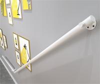 China Modern Wall Mounted Wooden Stair Handrail Indoor Loft Elderly Safety Rail 1.2m for sale