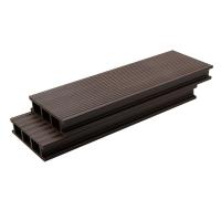 China Waterproof WPC Outdoor Flooring 22mm Thickness Wood Plastic Composite Decking for sale