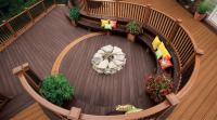 China Waterproof WPC Outdoor Flooring 22mm Thickness Wood Plastic Composite Decking for sale