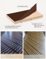 China BP Film Faced Plywood 18mm for Concrete Formwork Construction Plywood E1 Grade for sale