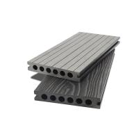 China Hotel Balcony Hollow Wood Plastic Composite Flooring Modern Design 25mm Thickness for sale