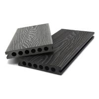 China Hotel Balcony Hollow Wood Plastic Composite Flooring Modern Design 25mm Thickness for sale